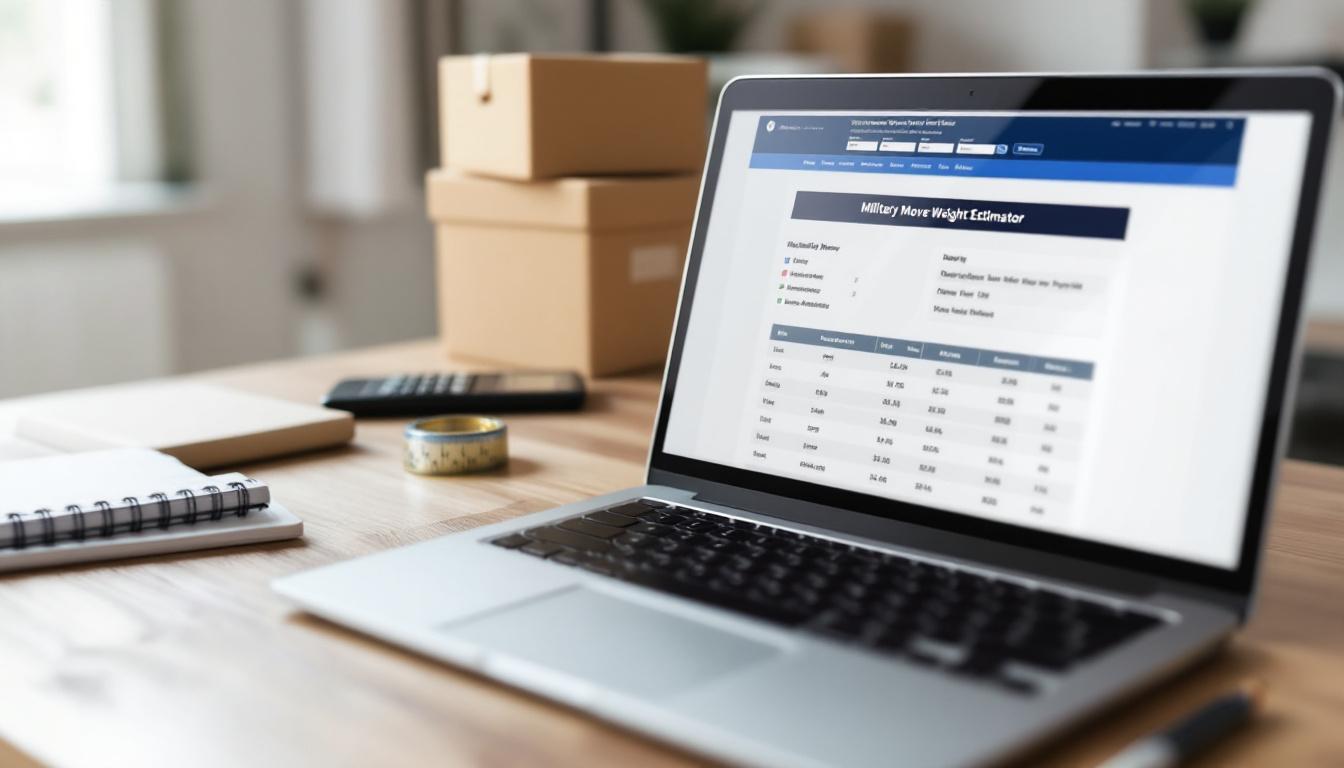 Military Move Weight Estimator: Tips and Tricks - Southbay Moving ...